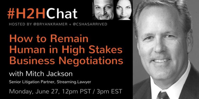Live Video Interview: "How to Remain Human in High Stakes Business ...