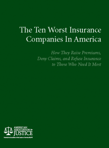 The Ten Worst Insurance Companies in America